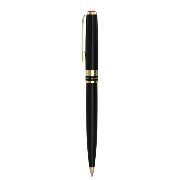 SWISS PEN ELEGANCE, black with 14 carat gold accents - Wagner ...